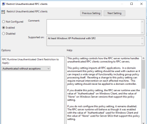 NETLOGON ERRORS DUE TO RPC MISMATCH BETWEEN WINDOWS CLIENTS AND DOMAIN ...
